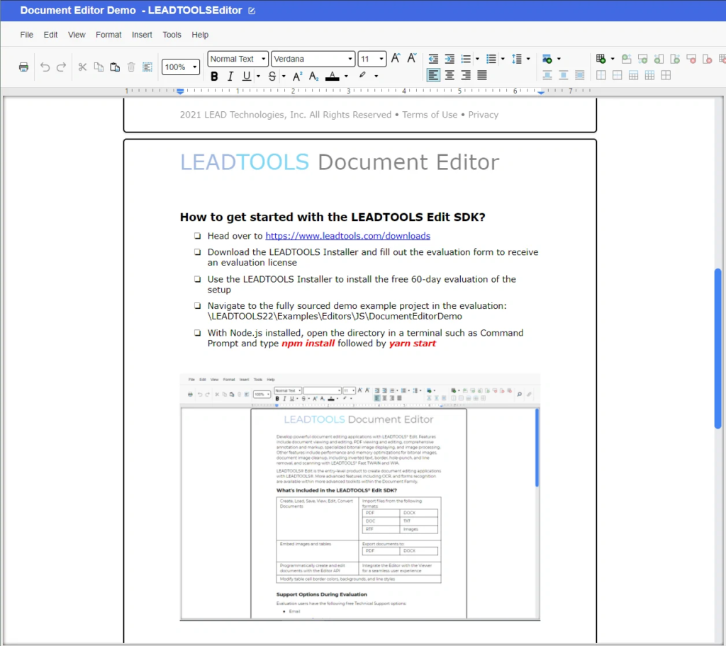 HTML5/JavaScript Document Editor SDK 라이브러리 - 협우인포테크(주)